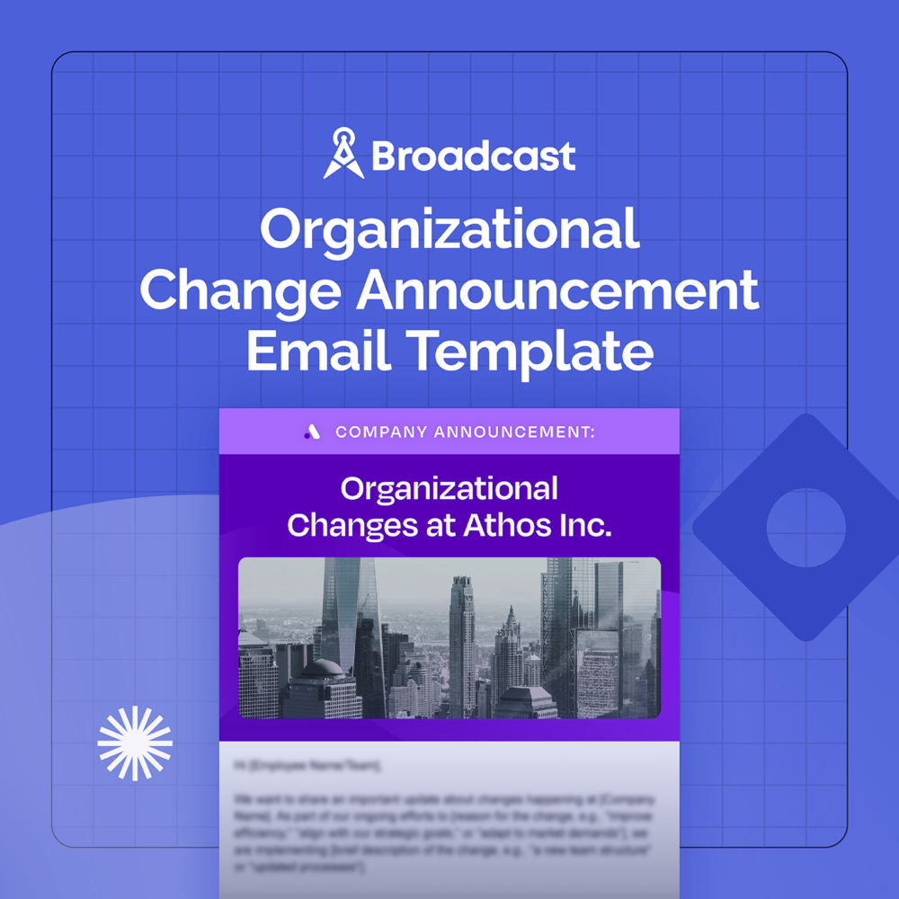 Free Organizational Change Announcement Email Template to Support ... Free Organizational Change Announcement Email Template to Support ...